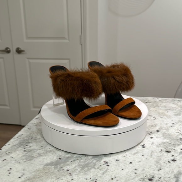 iamjenniferle | Shoes | Iamjenniferle Miso Mink Lucite Heel | Poshmark